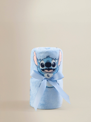 Disney Lilo & Stitch Blue Fleece Blanket | Home | George at ASDA