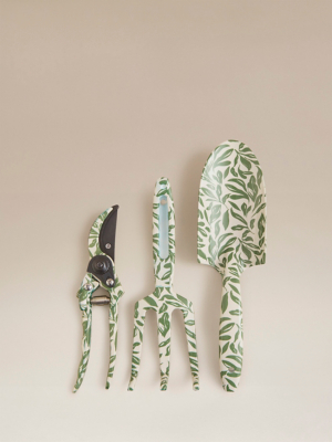 Sanctuary Printed Metal Garden Tools - Set of 3 | Outdoor & Garden ...