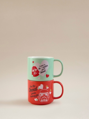 Star Wars Valentine's Mug - Set of 2 | Home | George at ASDA