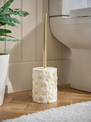 Stacey Solomon Cream Daisy Toilet Brush | Home | George at ASDA