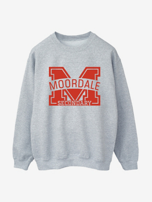 NW2 Sex Education Moordale Adult Grey Sweatshirt | Men | George at ASDA