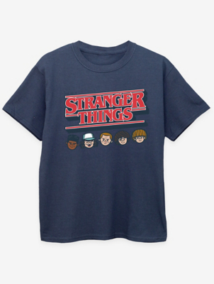 NW2 Stranger Things Comic Cover Kids Navy T-Shirt | Kids | George at ASDA