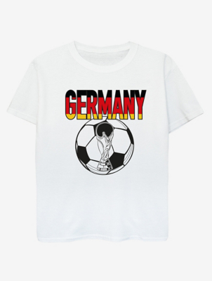 NW2 Football Germany Flag Kids White Printed T-Shirt | Kids | George at ...