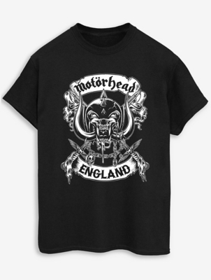 NW2 Motorhead Crossed Sword Adult Black T-Shirt | Men | George at ASDA