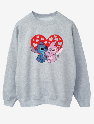 NW2 Disney Lilo & Stitch Reindeer Kids Grey Sweatshirt | Kids | George ...