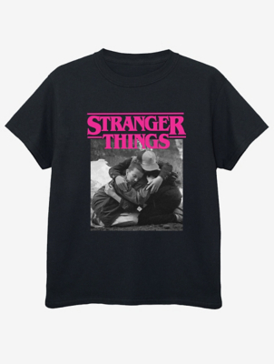 NW2 Stranger Things Square Photo Kids Black T-Shirt | Kids | George at ASDA