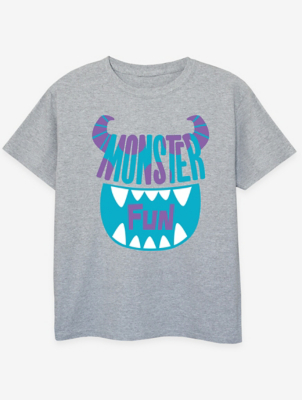 NW2 Disney 100 Sully Monster Kids Grey Printed T-Shirt | Kids | George ...