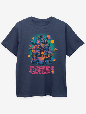 NW2 Guardians Of The Galaxy Slogan Kids Navy T-Shirt | Kids | George at ...