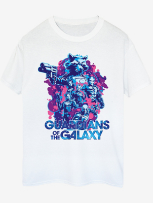 NW2 Guardians of the Galaxy Characters Adult White T-Shirt | Men ...