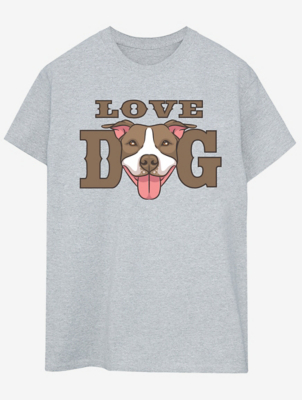 NW2 Pets Dog Slogan Adult Heather Grey Printed T-Shirt | Men | George ...