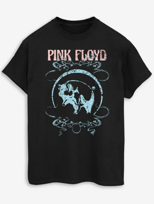 NW2 Pink Floyd Swirl Logo Adult Black Printed T-Shirt | Men | George at ...