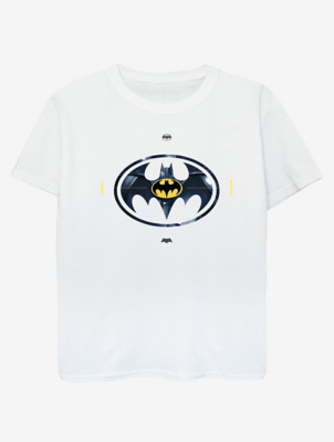 NW2 The Flash Batman Metal Logo Kids White T-Shirt | Kids | George at ASDA
