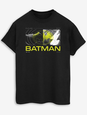 NW2 The Flash Batman Future Slogan Adult Black T-Shirt | Men | George ...