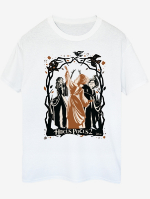 NW2 Disney Hocus Pocus Birds Adult White T-Shirt | Men | George at ASDA
