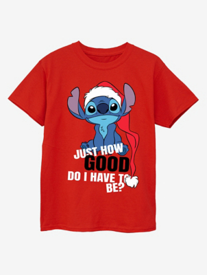 NW2 Disney Lilo & Stitch Slogan Kids Red Printed T-Shirt | Kids ...