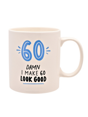 Celebrations Blue 60 Mug | Home | George at ASDA