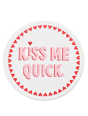 Kiss Me Quick Slogan Coaster | Home | George at ASDA