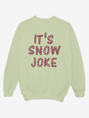 NW2 Christmas Snow Joke Kids Sand Printed Sweatshirt | Kids | George at ...