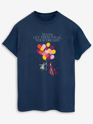 NW2 Wonka Floating Balloons Adult Navy Printed T-Shirt | Women | George at ASDA