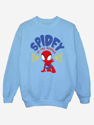 NW2 Spidey & Friends Rescue Kids Blue Printed Sweatshirt | Kids ...