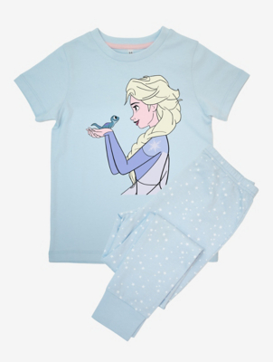 NW2 Frozen Elsa Blue Stars Pyjamas | Kids | George at ASDA