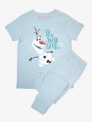 NW2 Frozen Olaf Snow Blue Stars Pyjamas | Kids | George at ASDA