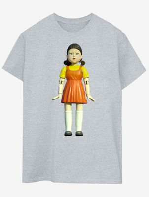 NW2 Squid Game The Challenge Doll Adult Grey T-Shirt | Men | George at ASDA