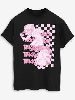 NW2 Wacky Races Dastardly & Mutley Black Printed Boyfriend Fit T-Shirt ...