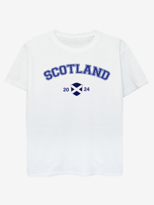 NW2 Football Scotland 2024 Kids White T-Shirt | Kids | George at ASDA
