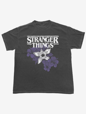 NW2 Stranger Things Flower Garment Dyed T-Shirt | Men | George at ASDA