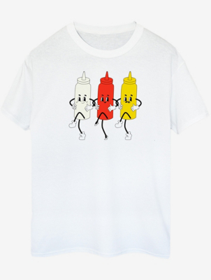 NW2 Dancing Ketchup White Printed T-Shirt | T-Shirts | George at ASDA