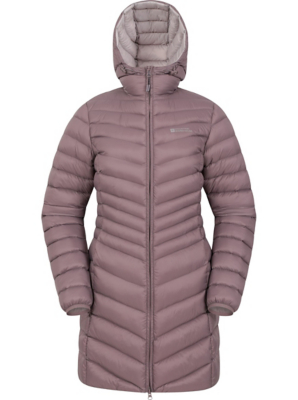 Mountain Warehouse Dusty Pink Long Padded Jacket | Women | George at ASDA