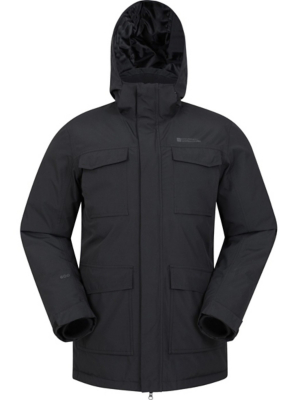 Mountain Warehouse Black Long Length Jacket | Men | George at ASDA
