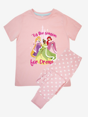 NW2 Disney Princess Season For Dreams Pink Pyjamas | Kids | George at ASDA