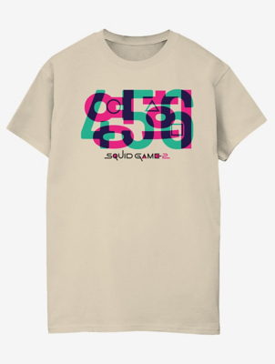 NW2 Netflix Squid Game 456 Sand T-Shirt | T-Shirts | George at ASDA