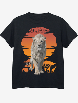 NW2 Disney Mufasa Sunset Black T-Shirt | Kids | George at ASDA