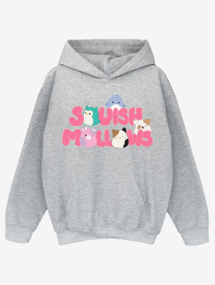 NW2 Squishmallows Group Logo Kids Grey Hoodie | Kids | George at ASDA