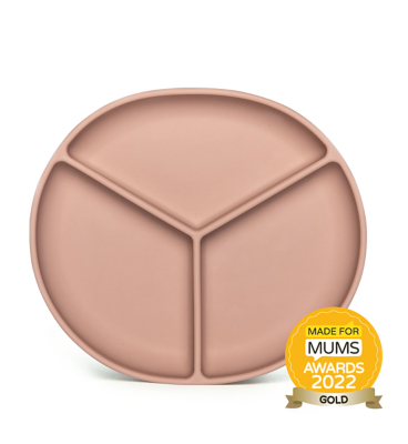 Pippeta Ash Rose Pink Section Plate | Baby | George at ASDA