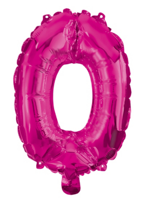 Pink 95cm Number Helium Balloon No 0 | Toys & Character | George at ASDA