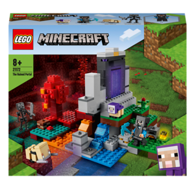 LEGO Minecraft The Ruined Portal Building Set 21172 | Toys & Character ...