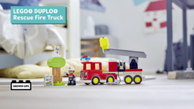 LEGO DUPLO Town Fire Engine, Toddlers Toy 10969 | Toys & Character ...