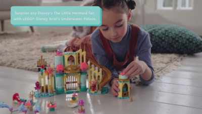 LEGO Disney Ariel’s Underwater Palace Set 43207 | Toys & Character ...