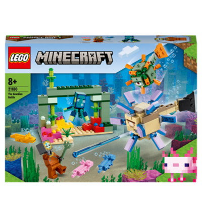 LEGO Minecraft The Guardian Battle (21180) | Toys & Character | George ...