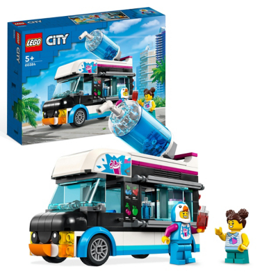 LEGO City Penguin Slushy Van, Truck Toy 60384 | Toys & Character ...