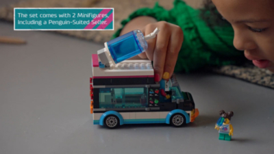 LEGO City Penguin Slushy Van, Truck Toy 60384 | Toys & Character ...