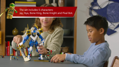 LEGO NINJAGO Jay’s Titan Mech Figure Set 71785 | Toys & Character ...