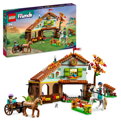 LEGO Friends Autumn's Horse Stable with 2 Toy Horses 41745 | Toys ...