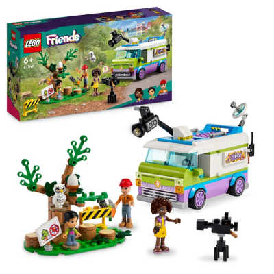 LEGO Friends Newsroom Van Animal Rescue Toy Playset 41749 | Toys ...