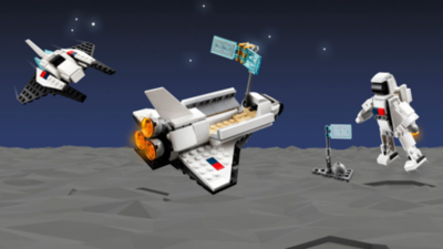 LEGO Creator 3 in 1 Space Shuttle & Spaceship Toys 31134 | Toys ...
