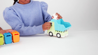 LEGO DUPLO Town Recycling Truck Colour Sorting 2+ Toy 10987 | Toys ...